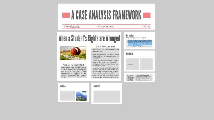 A CASE ANALYSIS FRAMEWORK by Lauren Donnelly on Prezi