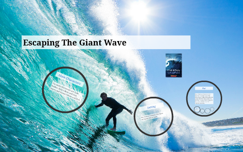 Escaping The Giant Wave by Wendy Sheffield