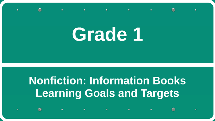 Grade 1 Nonfiction: Information Books by Kimberly Flugrath on Prezi