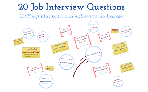 Job Interview questions Preguntas entrevista trabajo by Georgiana ...
