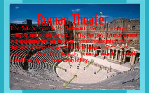 Drama Project on Roman Theatre by michael joyce on Prezi
