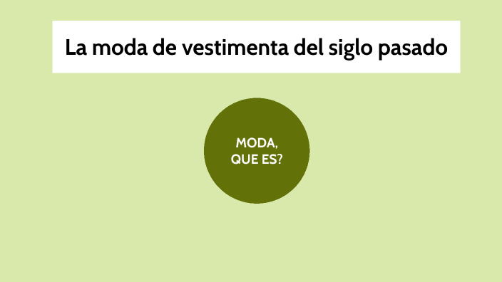La moda de vestimenta del siglo pasado by KASSANDRA JUAREZ on Prezi