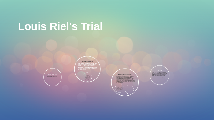 Louis Riel's Trial by Dad ! on Prezi