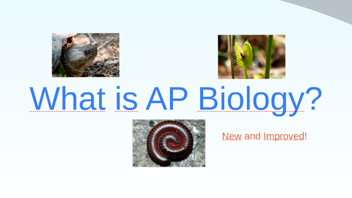 Introduction to AP Biology 2018/19 by Mark Schmidt