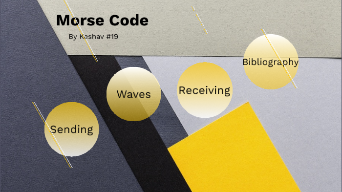 Morse Code Infographic by Keshav Ramaswamy on Prezi