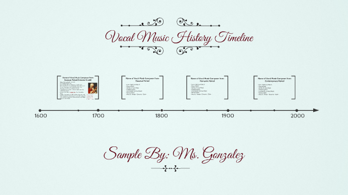 Vocal Music History Timeline by Jennie Gonzalez on Prezi