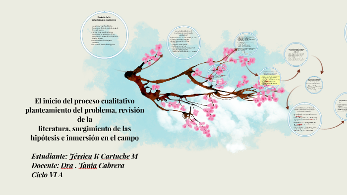 El inicio del proceso cualitativo planteamiento del problema, revisión de la literatura ...