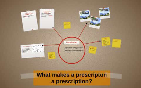 What makes a prescripton a prescription? by Jennifer Vo on Prezi