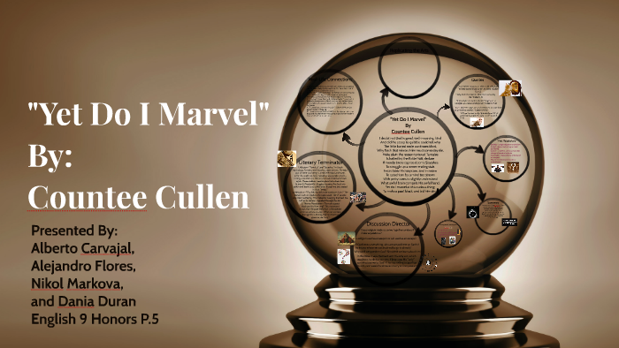 "Yet Do I Marvel" by Countee Cullen by on Prezi