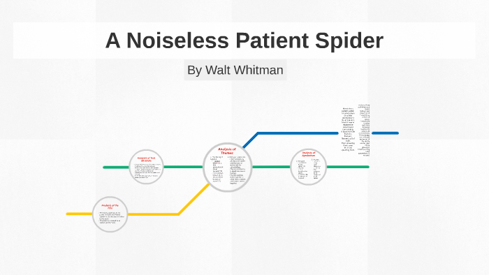 A Noiseless Patient Spider by mariah smith on Prezi