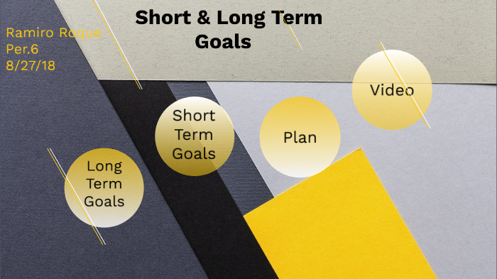 Short&Long Term Goals by Ramiro Roque on Prezi