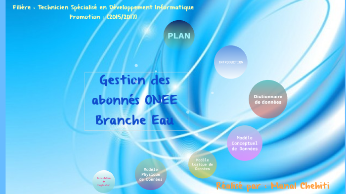 Gestion des abonnés ONEE Branche Eau by manal chehiti on Prezi