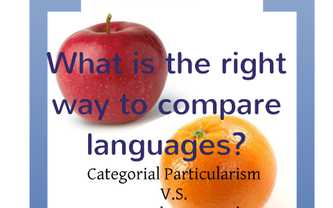 Comparative Methods in Linguistic Studies by Yuan-Lu Chen on Prezi