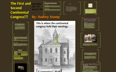 The 1st and 2nd Continental Congress by Audrey Stump on Prezi