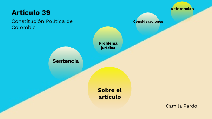 Artículo 39 de la Constitución Política de Colombia by camila pardo on ...