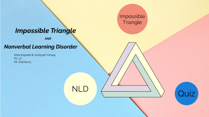 Impossible Triangle and Nonverbal Learning Disorder by Nina Ya'Aliyah ...