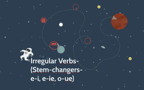 Irregular Verbs-(Stem-Changers- e-i, e-ie, o-ue) by emma blum