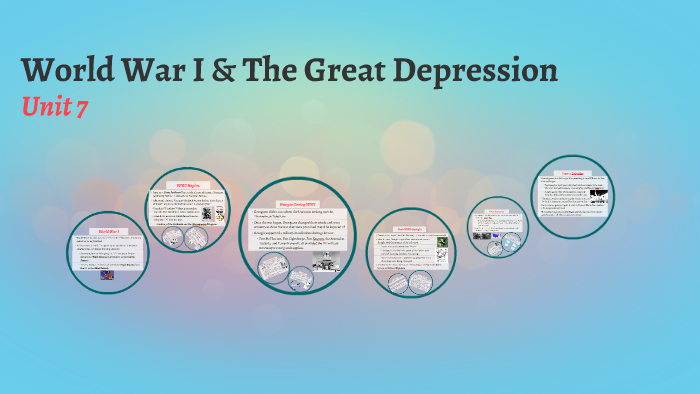 World War I & the Great Depression by Michael Baranick on Prezi