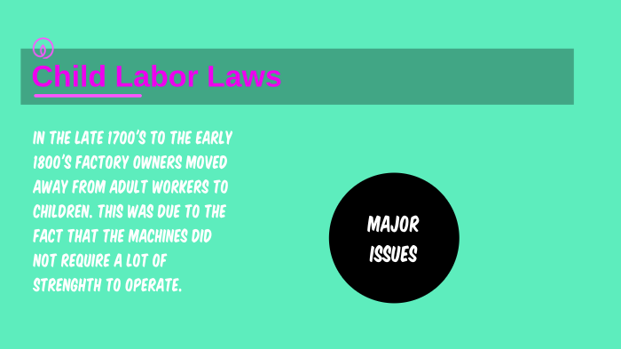 Child Labor Laws by Austin Spurgeon on Prezi