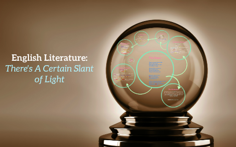 English Literature: There's A Certain Slant of Light by Esther Mongo on ...