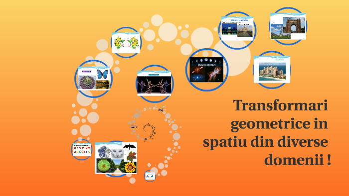 Transformari geometrice in spatiu din diverse domenii ! by gutan diana ...