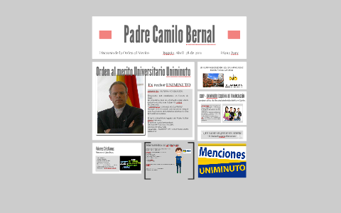 Padre Camilo Bernal by Diana Paez on Prezi