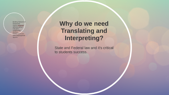 Translation and Interpretation: What is the Difference? by Jane ...