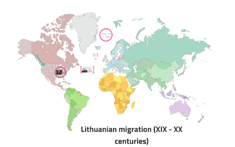 Lithuanian migration in XIX - XX centuries by Ieva Anušauskaitė on ...