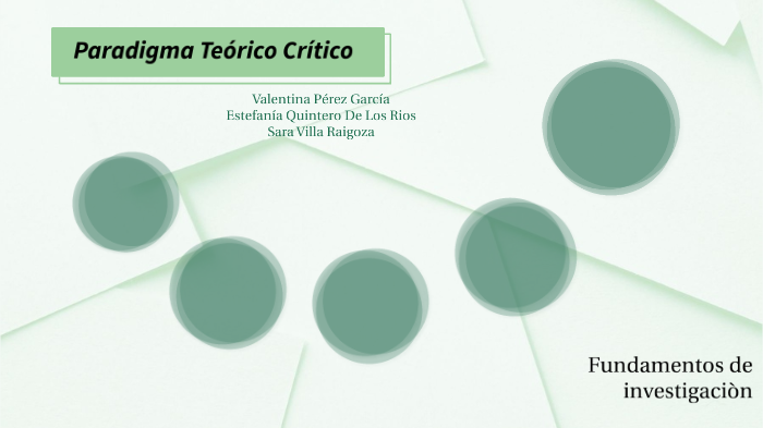 Paradigma Teórico Crítico by Valen Perez on Prezi