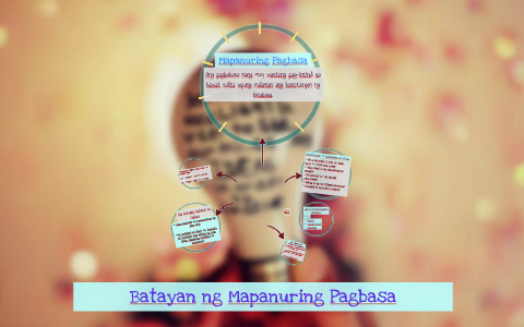 Batayan ng Mapanuring Pagbasa by Alexandria Cuatriz on Prezi