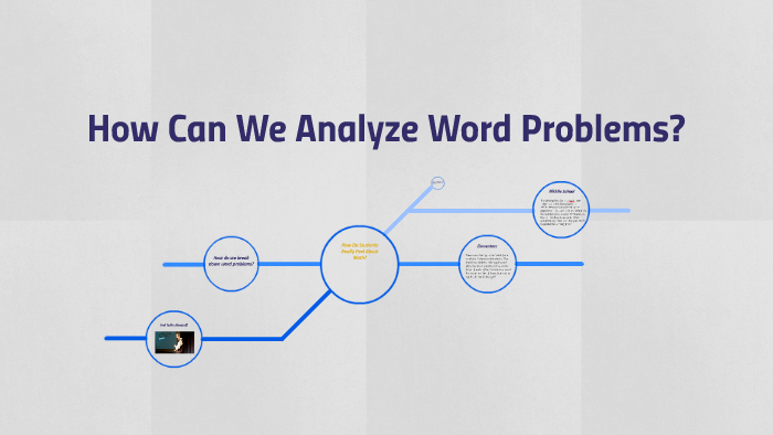 How Can We Analyze Word Problems? by Kevin O'Connor on Prezi
