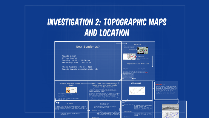 Investigation 2: Topographic Maps and Location by Amanda Weber on Prezi