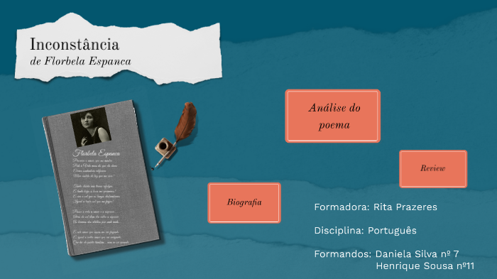 Inconstância de Florbela Espana by Henrique Sousa on Prezi