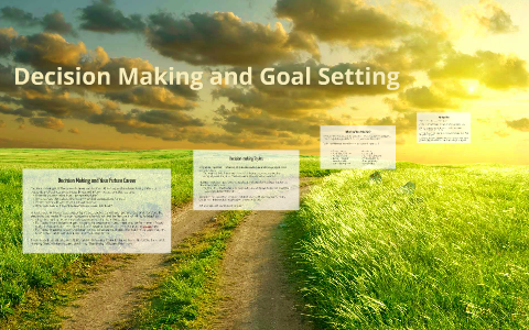 Decision Making and Goal Setting by Elijah Sims on Prezi