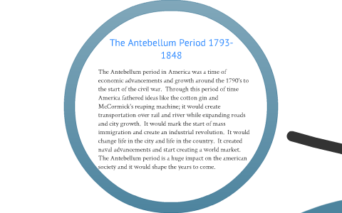Antebellum Period by Alden S on Prezi