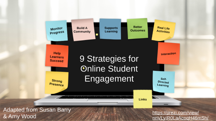 9 Strategies For Online Student Engagement- Teachers by M V on Prezi