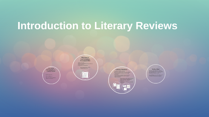 Annotated Bib. vs. Lit. Review by on Prezi