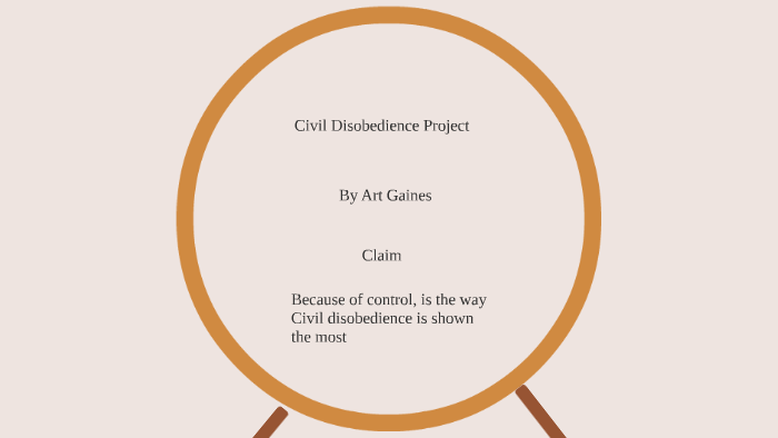 Civil Disobedience Project by Art Gaines on Prezi