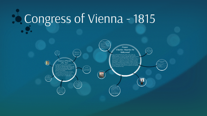 Congress of Vienna - 1815 by Amy Aiad on Prezi