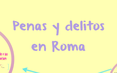 Penas y delitos en Roma by Betty Alva Brito on Prezi