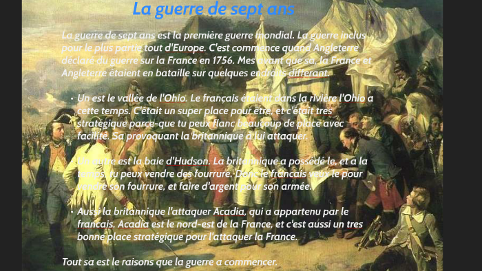 La guerre de sept ans by Ronan Doyle on Prezi