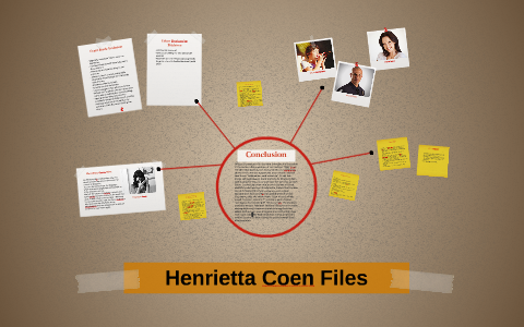 The Henrietta Coen case time line / conclusion by Brady Roe-Williams on ...