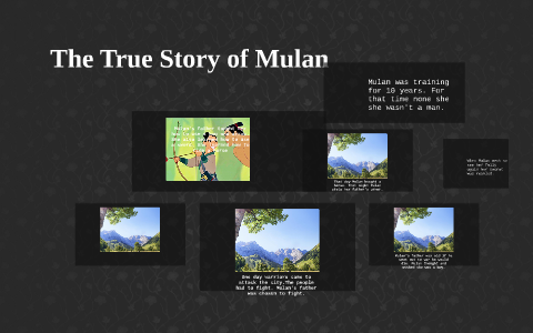 The True Story of Mulan by Tristen Bruns on Prezi