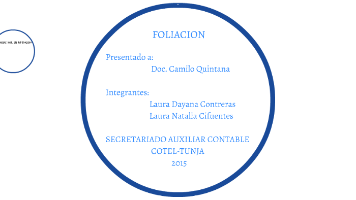 ¿COMO REALIZAR UNA CORRECTA FOLIACION? by Laura Contreras on Prezi