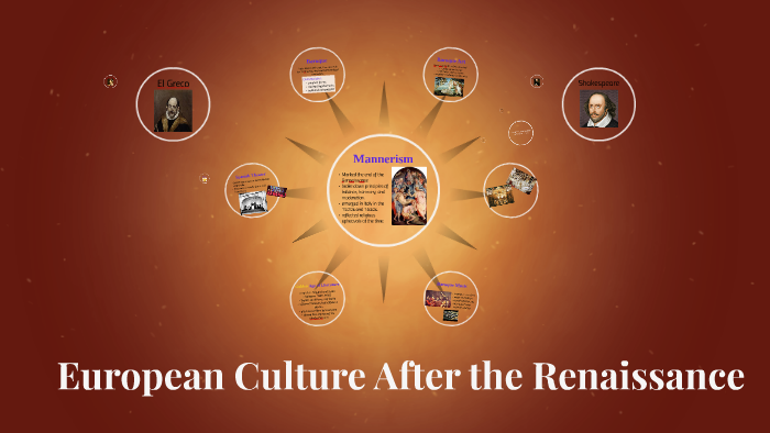 European Culture After the Renaissance by Elme Carter