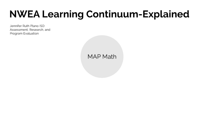 NWEA Learning Continuum Explained by Jennifer Ruth on Prezi