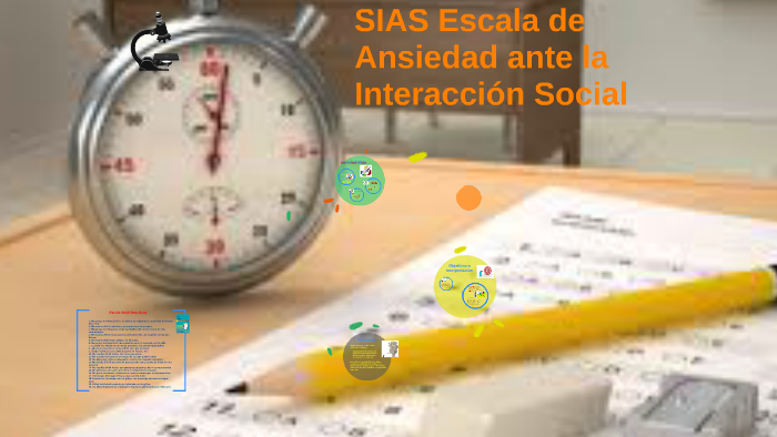 SIAS Escala de Ansiedad ante la Interacción Social by on Prezi