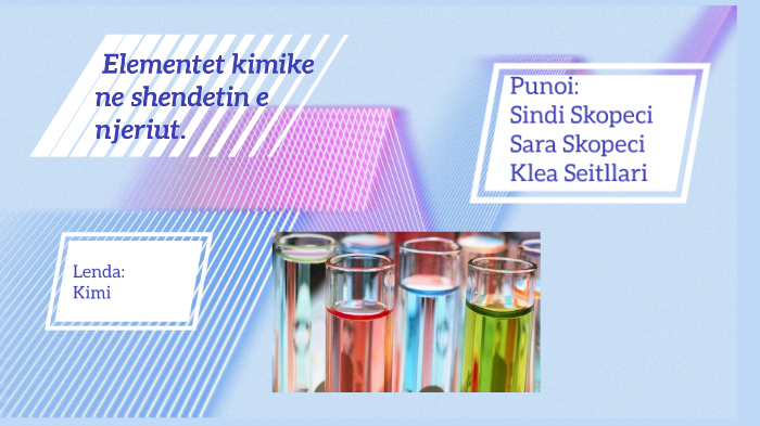 Elementet kimike ne shendetin e njeriut by Silvjo Skopeci on Prezi