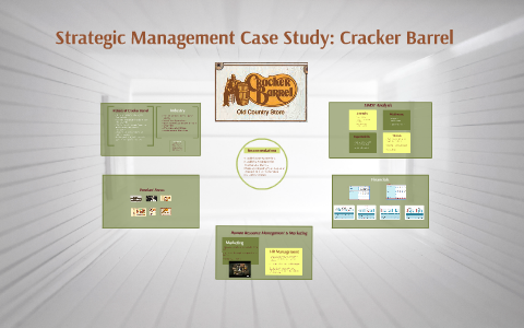Strategic Management: Cracker Barrel Case Study by Eleni Chionakis on Prezi