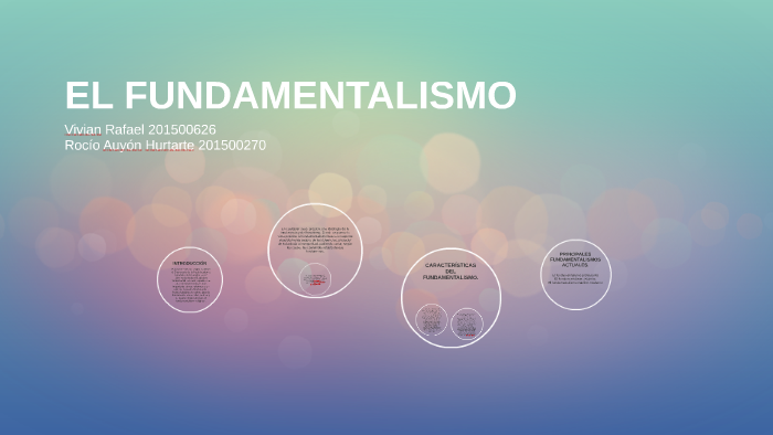 EL FUNDAMENTALISMO by Vivian Rafael on Prezi